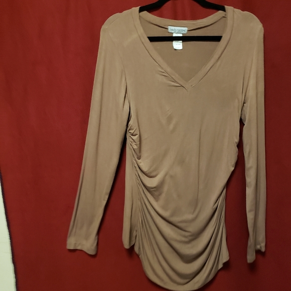 Body Central | Tops | Vintage Body Central Deep V W Scrunch Sides Long ...